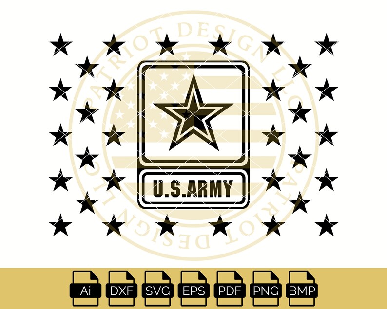 US Army Union Army Full Union Army Flag Army Vector | Etsy