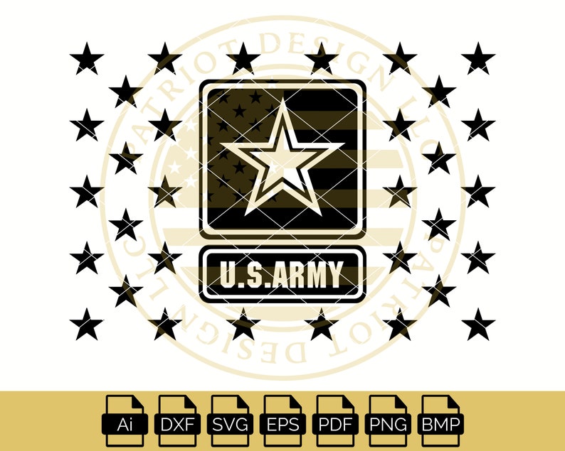 US Army Union Army Full Union Army Flag Army Vector | Etsy