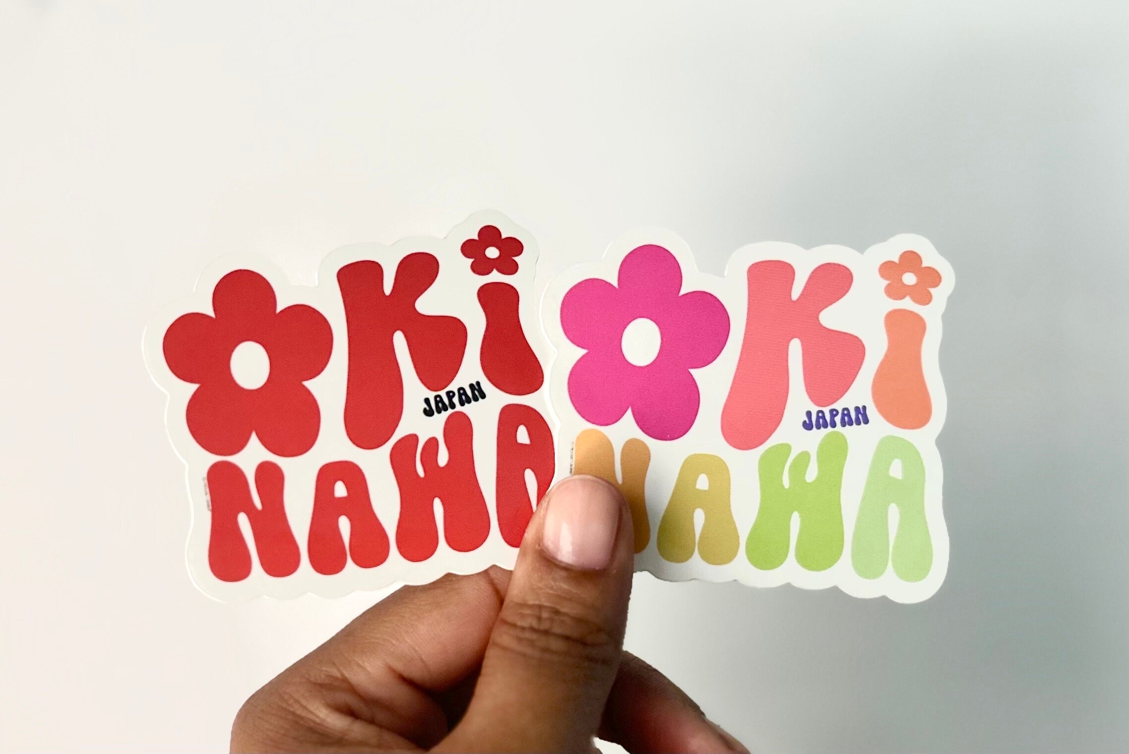 Okinawa Japan Sticker Okinawa Flower Power Japan Sticker - Etsy