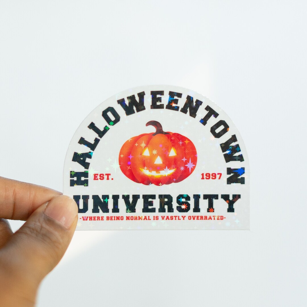Halloweentown University Vinyl Sticker - Etsy