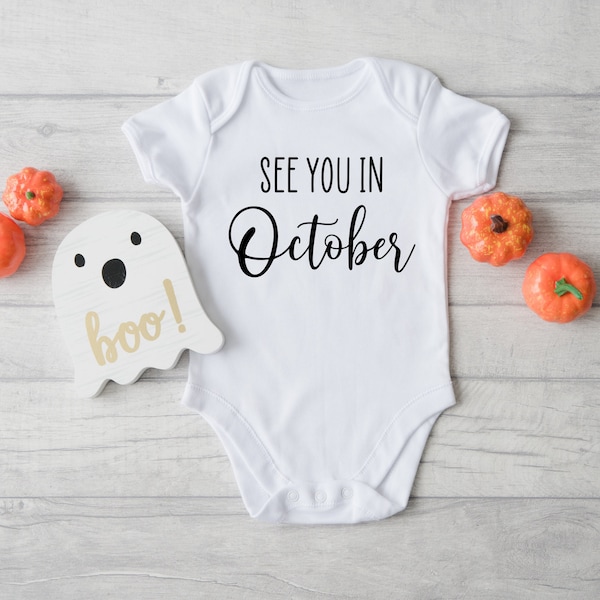 October Baby Announcement - Etsy