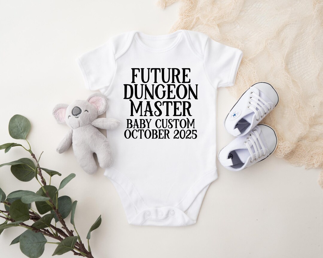 Future Dungeon Master Baby Bodysuit: Gamer Pregnancy Announcement - Etsy