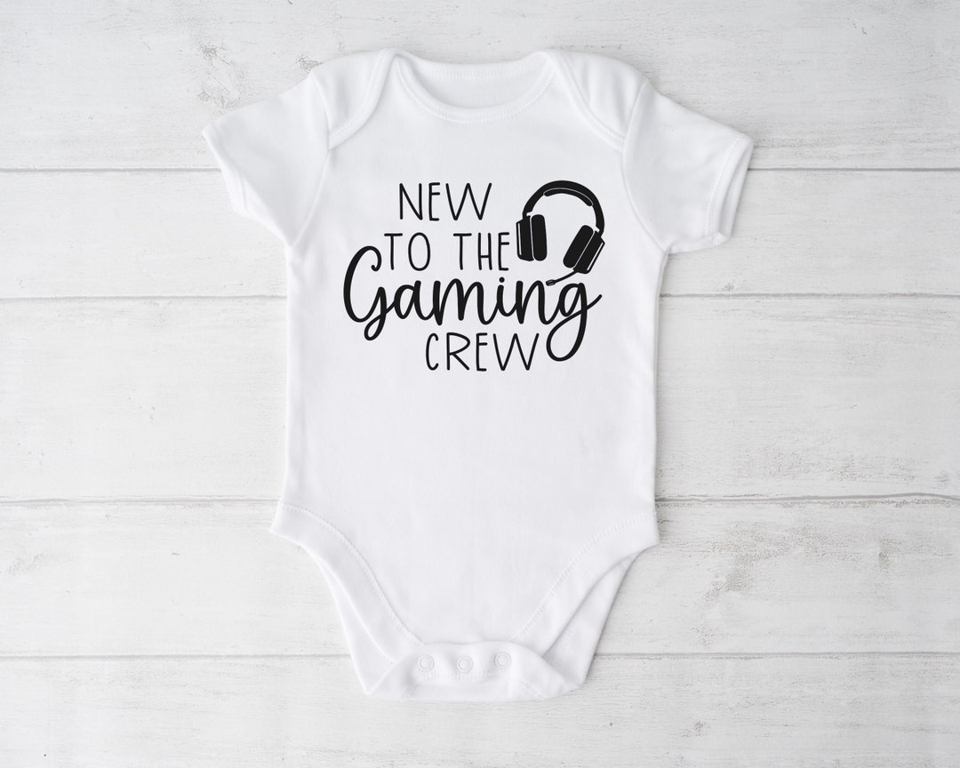 New to the Gaming Crew Baby Bodysuit: Gamer Pregnancy Announcement - Etsy