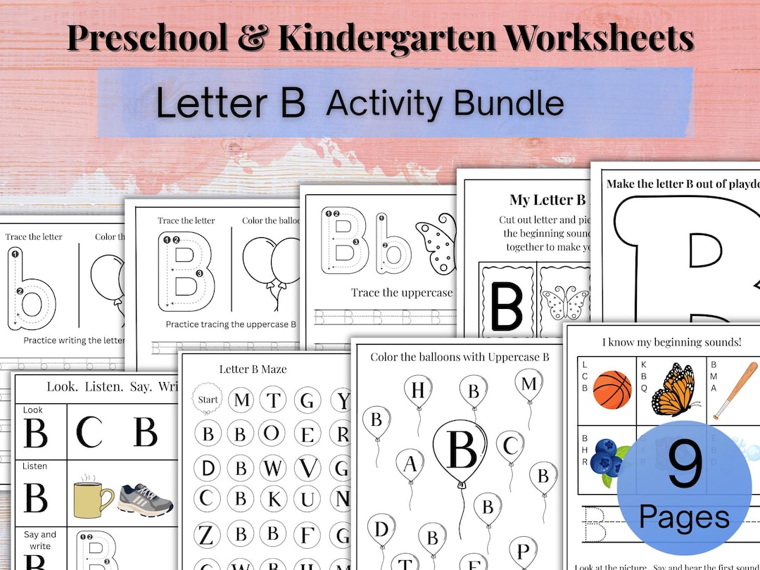Letter B Activities | Preschool & Kindergarten Alphabet Printables ...