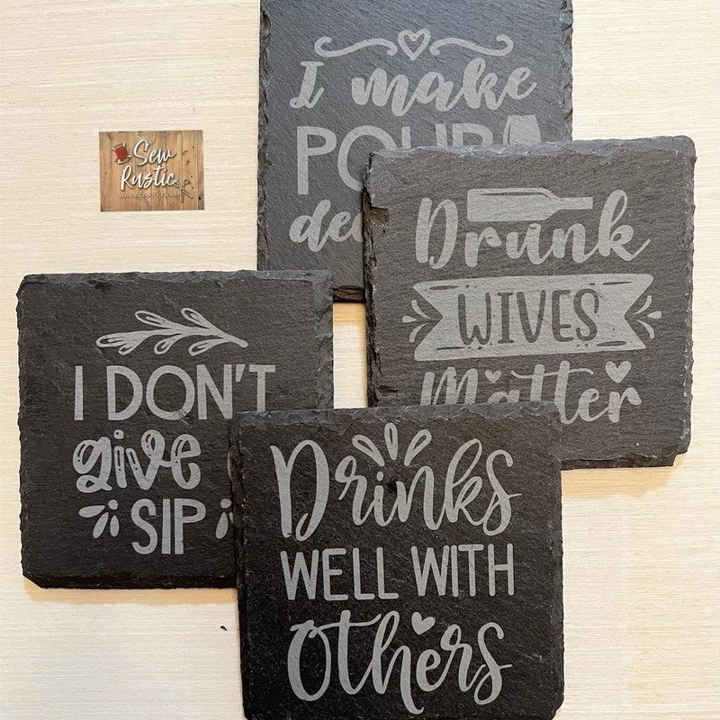 Alcohol Coasters - Etsy