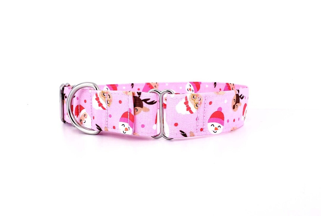 Martingale Christmas Collar Christmas Characters, Size M to XL 1.5" and ...