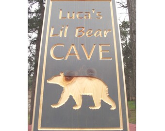 Bear Cave Sign - Etsy