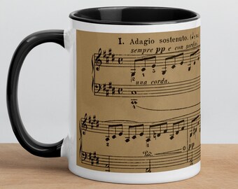 Antique Beethoven Mug - Etsy