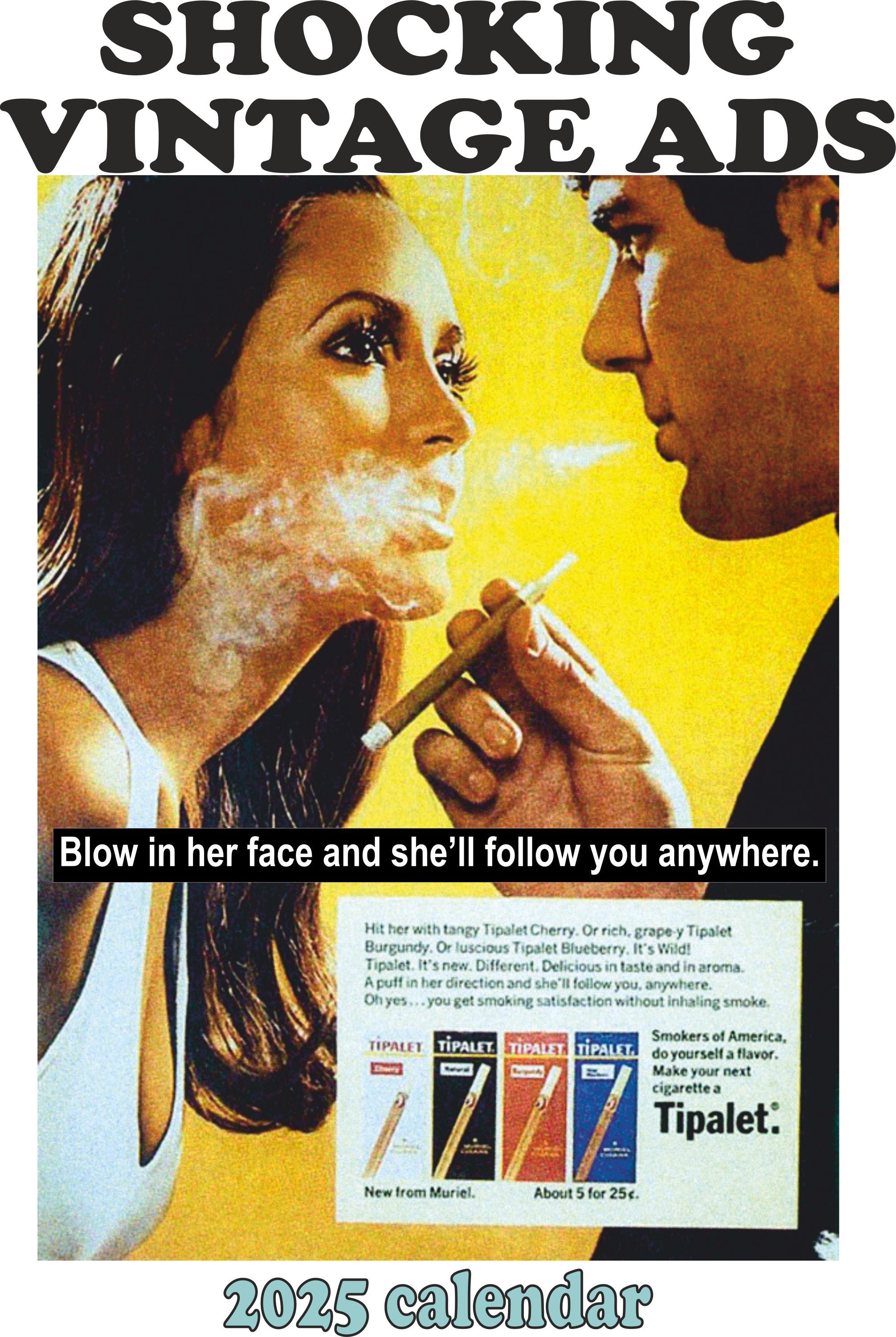 Shocking Vintage Ads 2025 Wall Calendar - Etsy