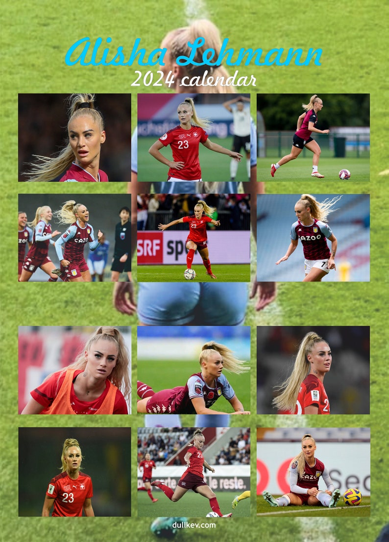 Alisha Lehmann Official 2024 Calendar - Dulsea Caralie Alisha Lehmann Official 2024 Calendar - Dulsea Caralie