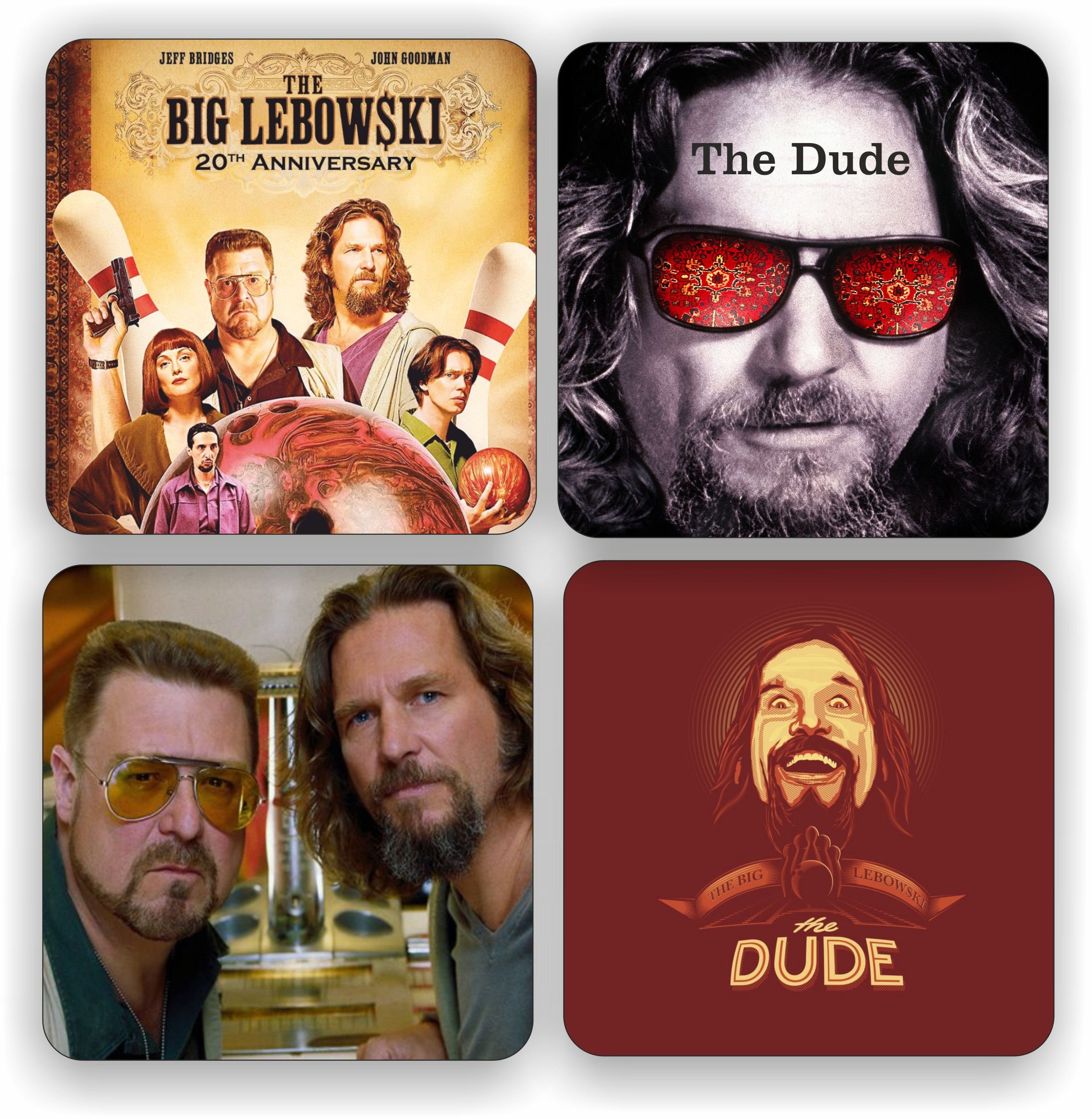 The Big Lebowski Set of 4 Coasters - Etsy