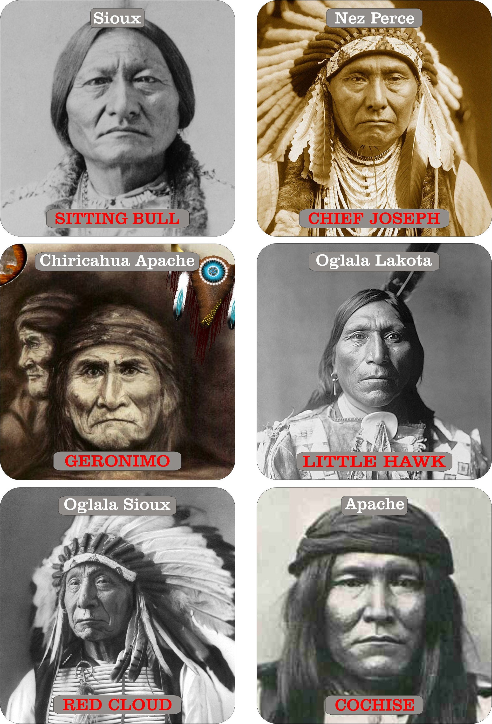 Famous Native American Indian Chiefs