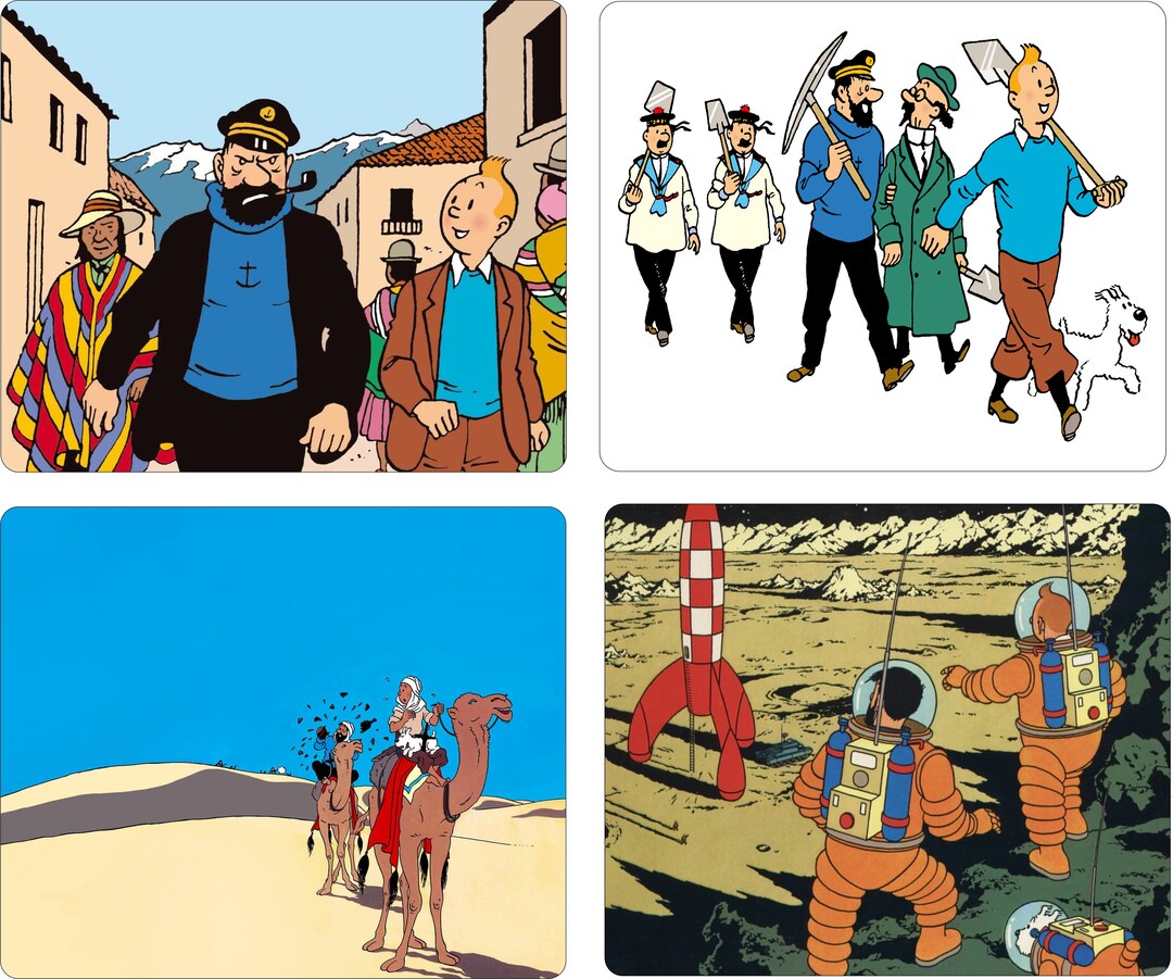 Tintin Place Mat Set - Etsy