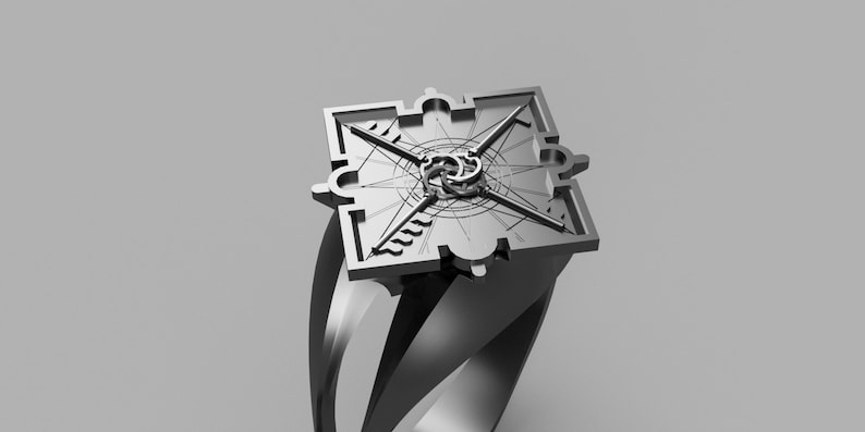 Imperial Signet Ring (dishonored 2) 3D Model, STL Files (digital Only ...