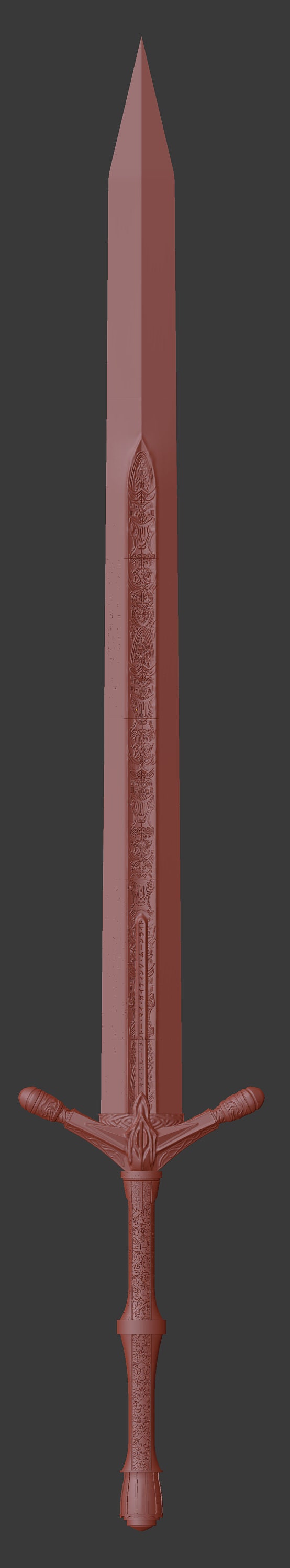 Holy Moonlight Sword (bloodborne) 3D Model, STL Files (digital Only ...