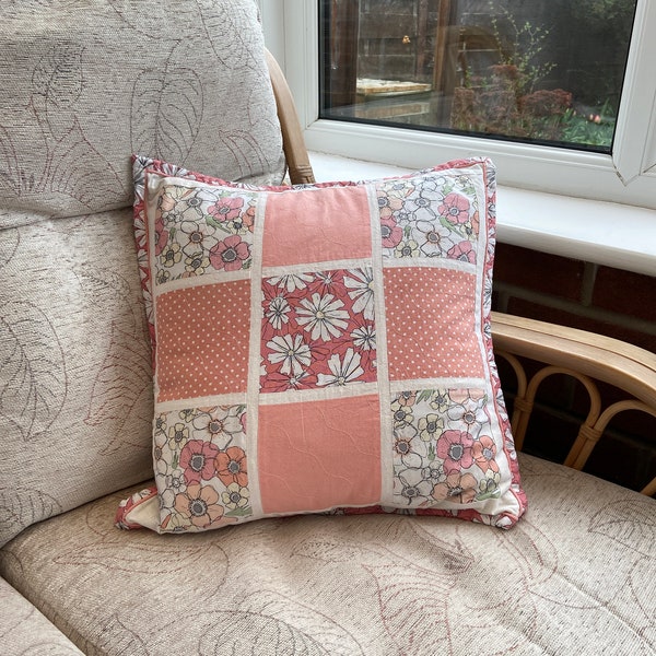 Patchwork Cushion - Etsy UK