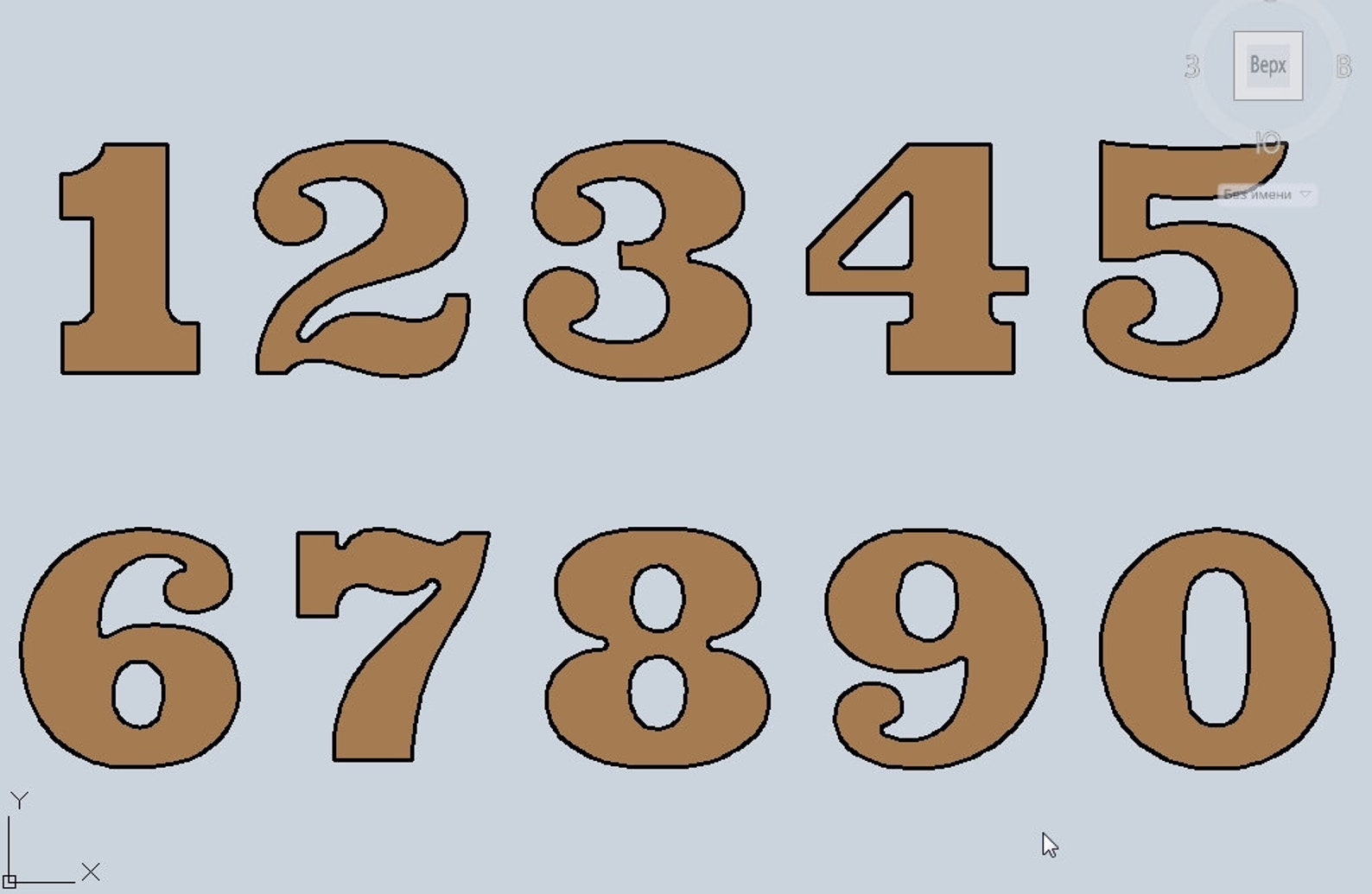 Set Stl file NUMBERS cookie cutter 3D model | Etsy