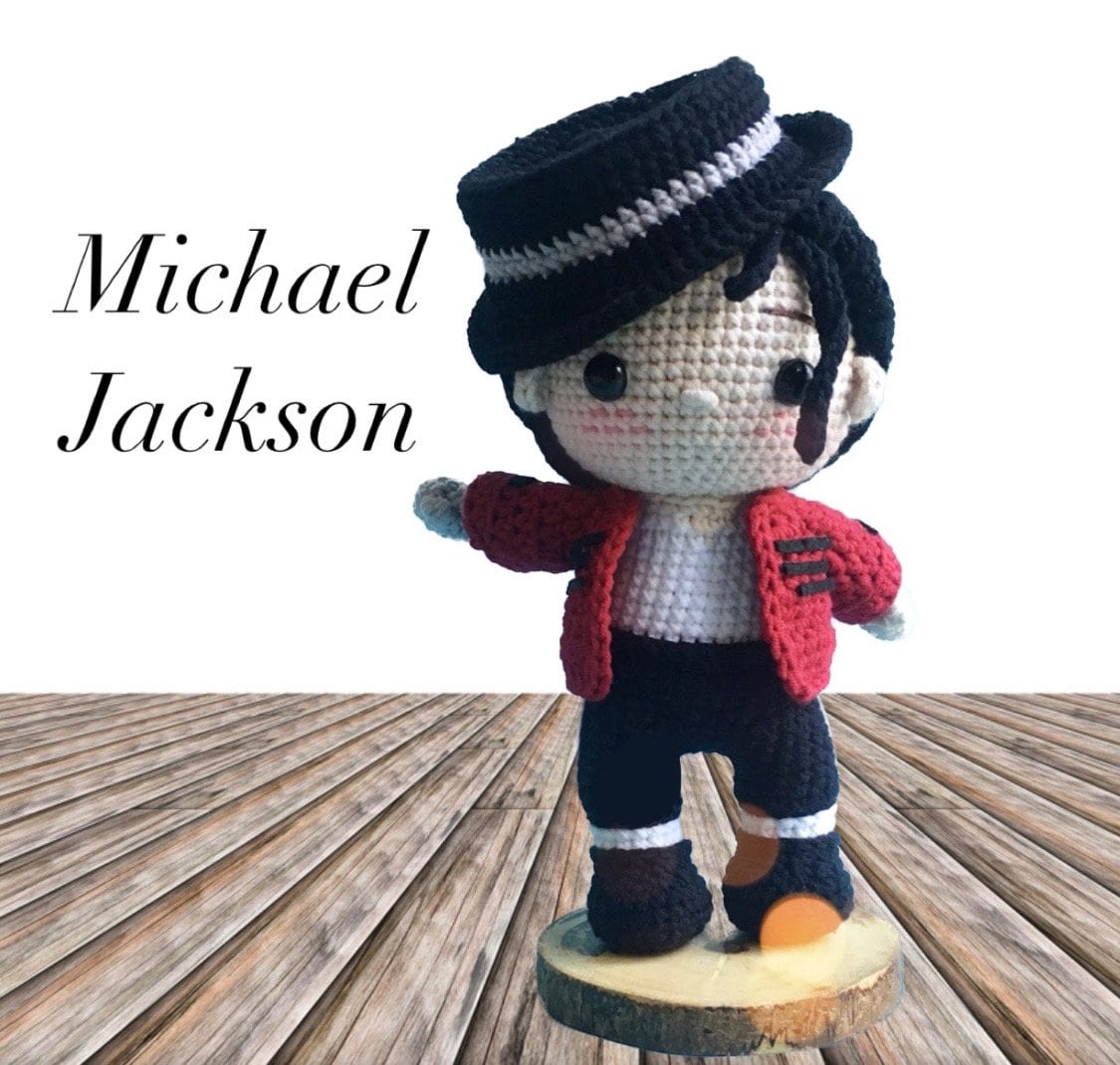Michael Jackson Amigurumi English Pattern in PDF Digital Format Crochet ...