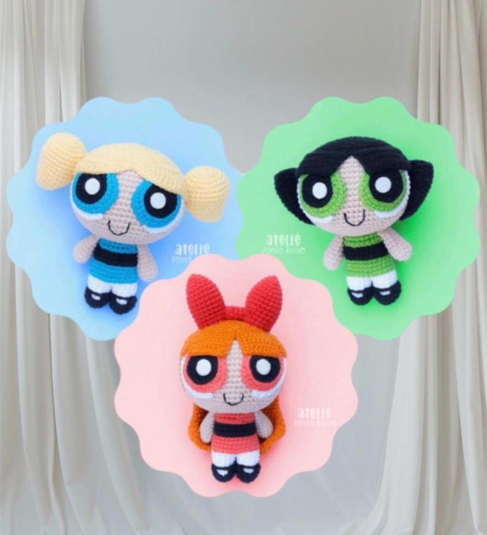 Powerpuff Girls Power Puff Crochet Pattern. Amigurumi Crochet. Instant ...