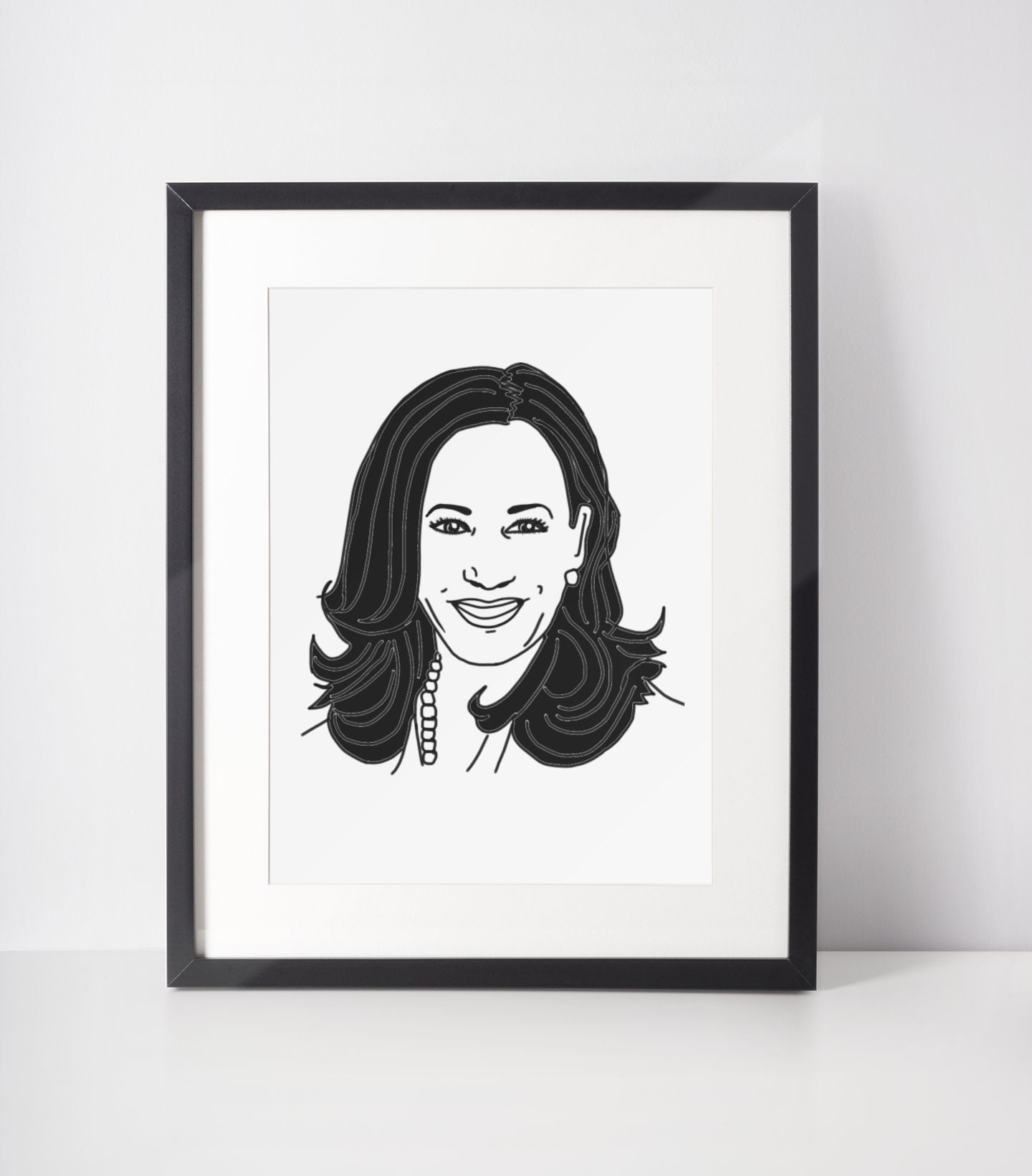 Kamala Harris Portrait 4x6 5x7 or 8x10 Frame Optional | Etsy