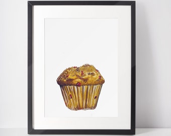 Muffin Print - Etsy