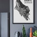 Marin County Map Art Print Original Digital Illustration - Etsy