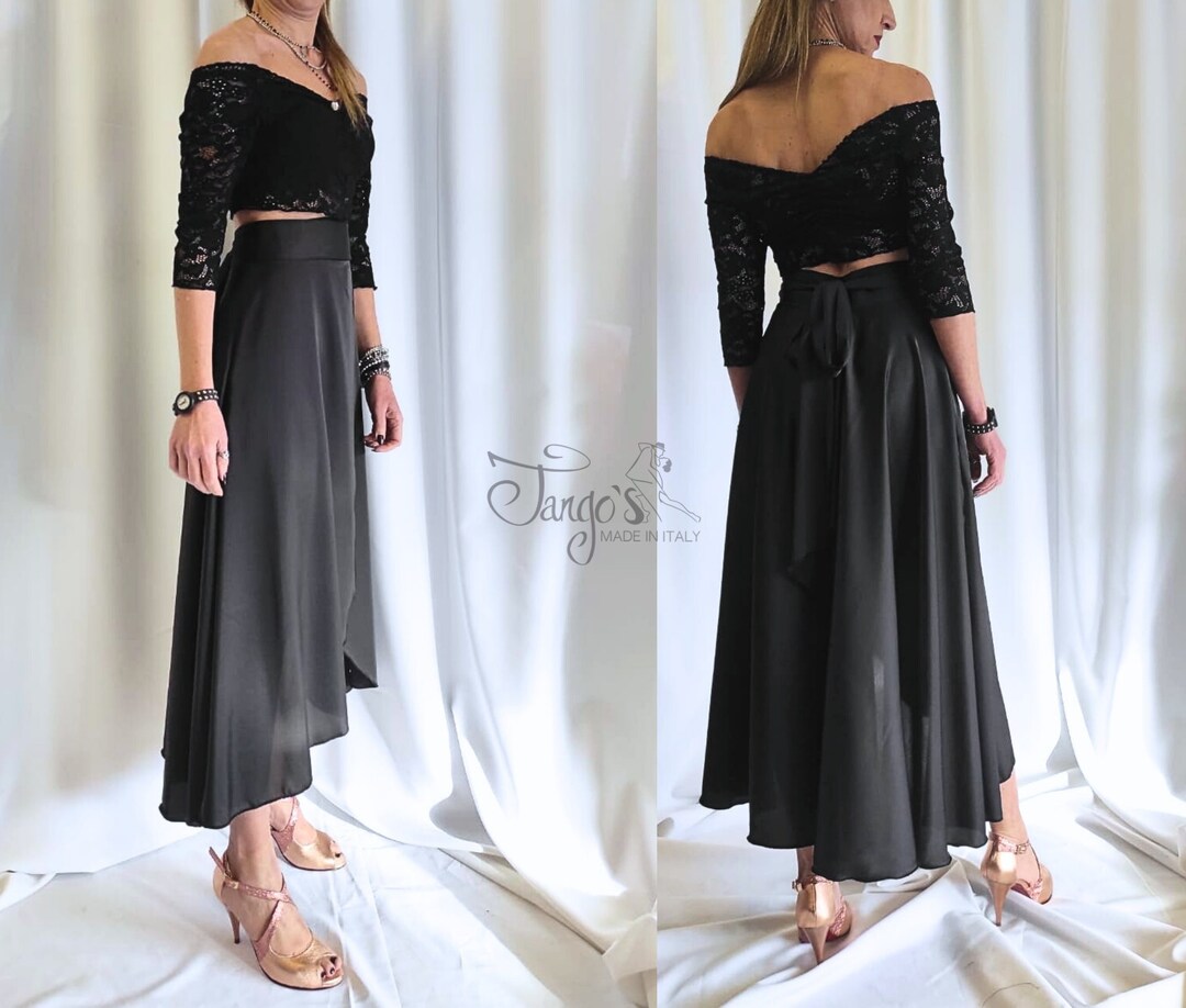 Complete Orfea Skirt and Top in Lace and Satin, for Dancing Argentine ...