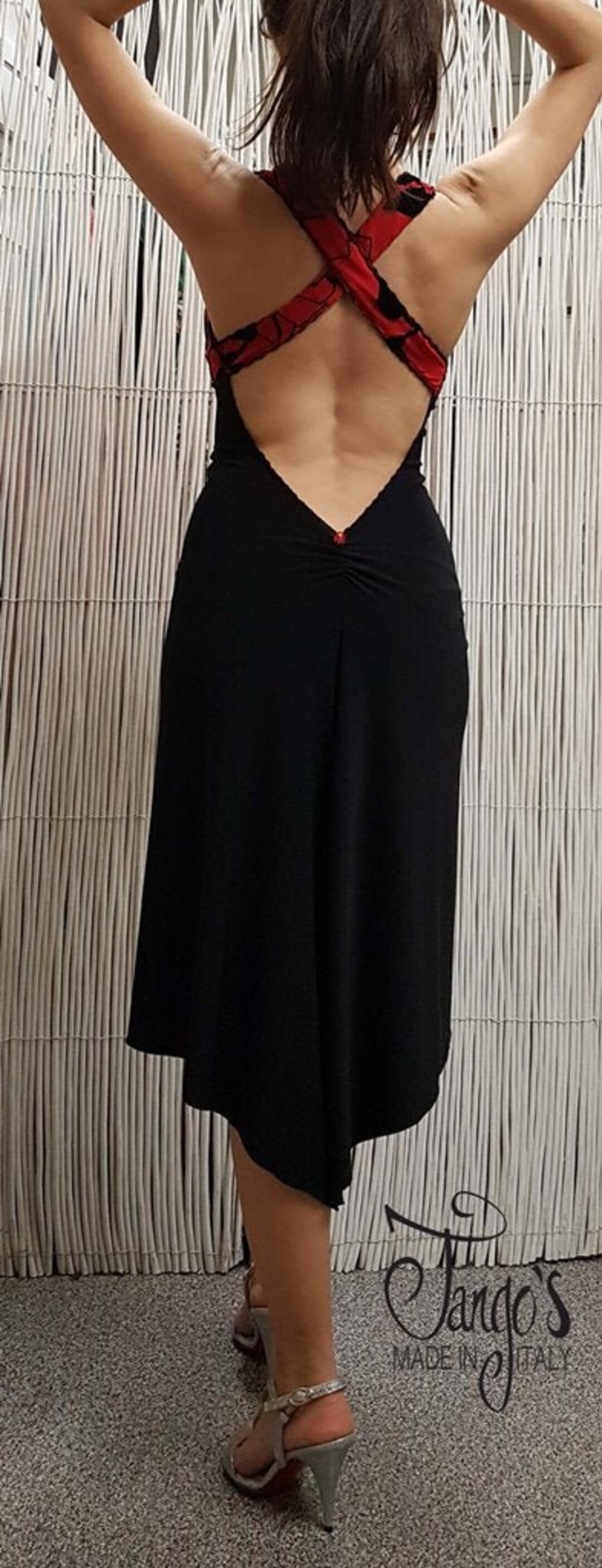 Tango's Dress Veronica Red Roses / Tango Dress / Argentine Tango ...