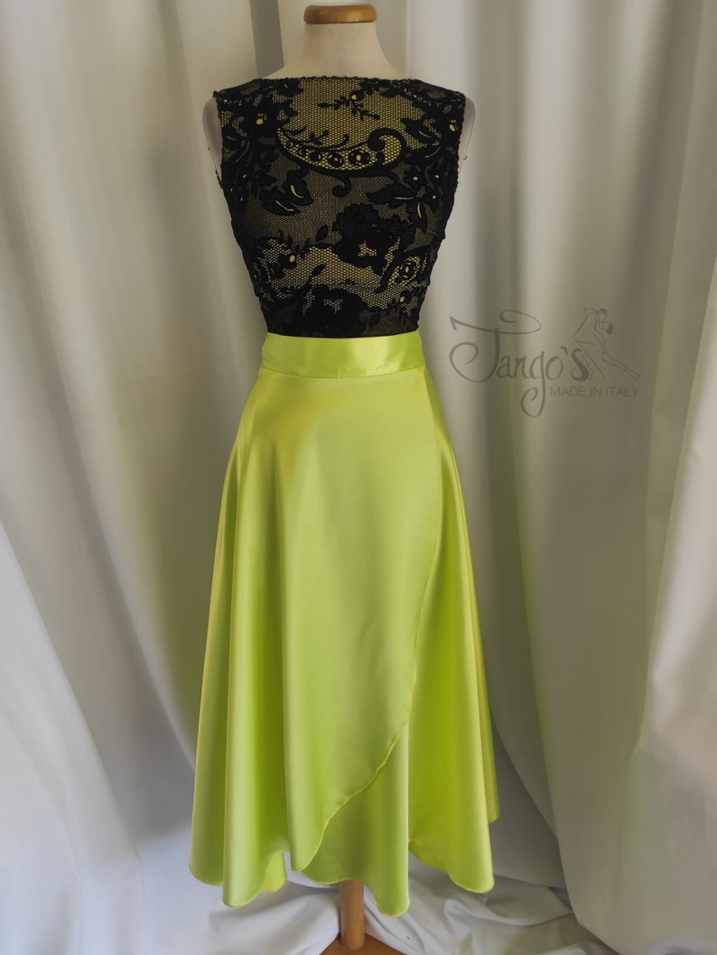 Orfea and Romi Acid Green Outfit, Tango Dress, Tanguera, Argentine ...