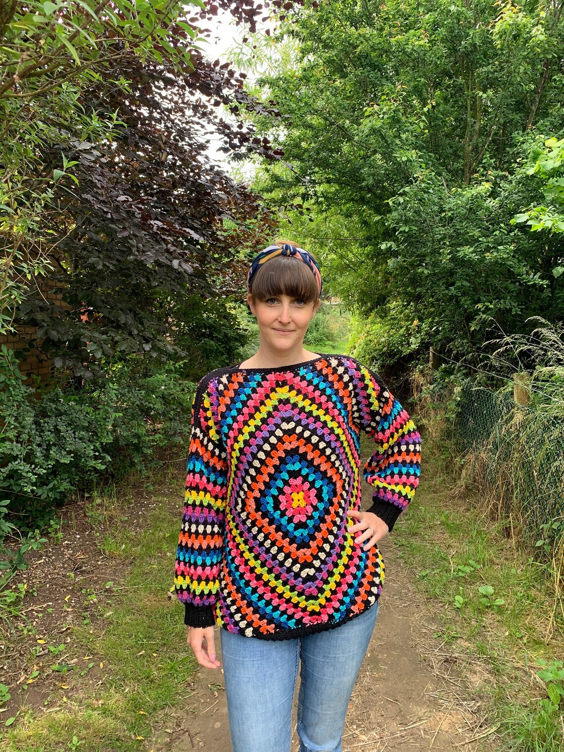 Summer Shakedown Granny Square Jumper - Etsy