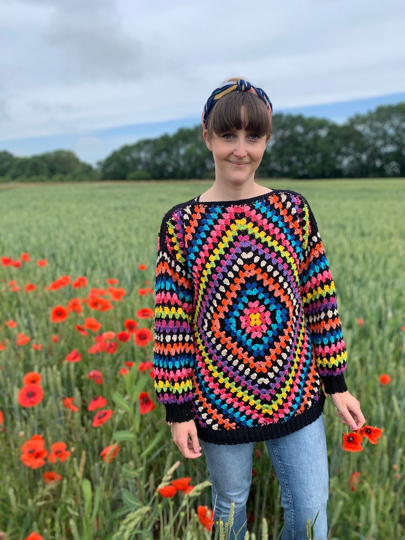 Summer Shakedown Granny Square Jumper - Etsy