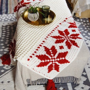 Nordic Christmas Blanket - Etsy
