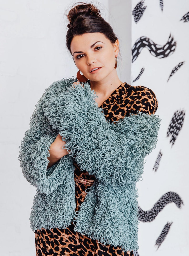 Here We Go Loopy Loo Jacket Crochet Pattern - Etsy UK