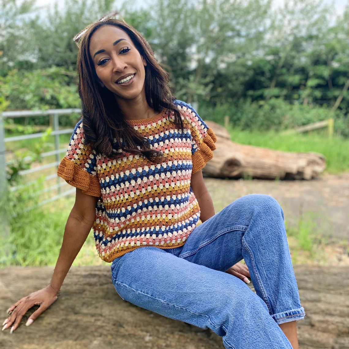 Crochet Frill T-shirt Pattern - Etsy