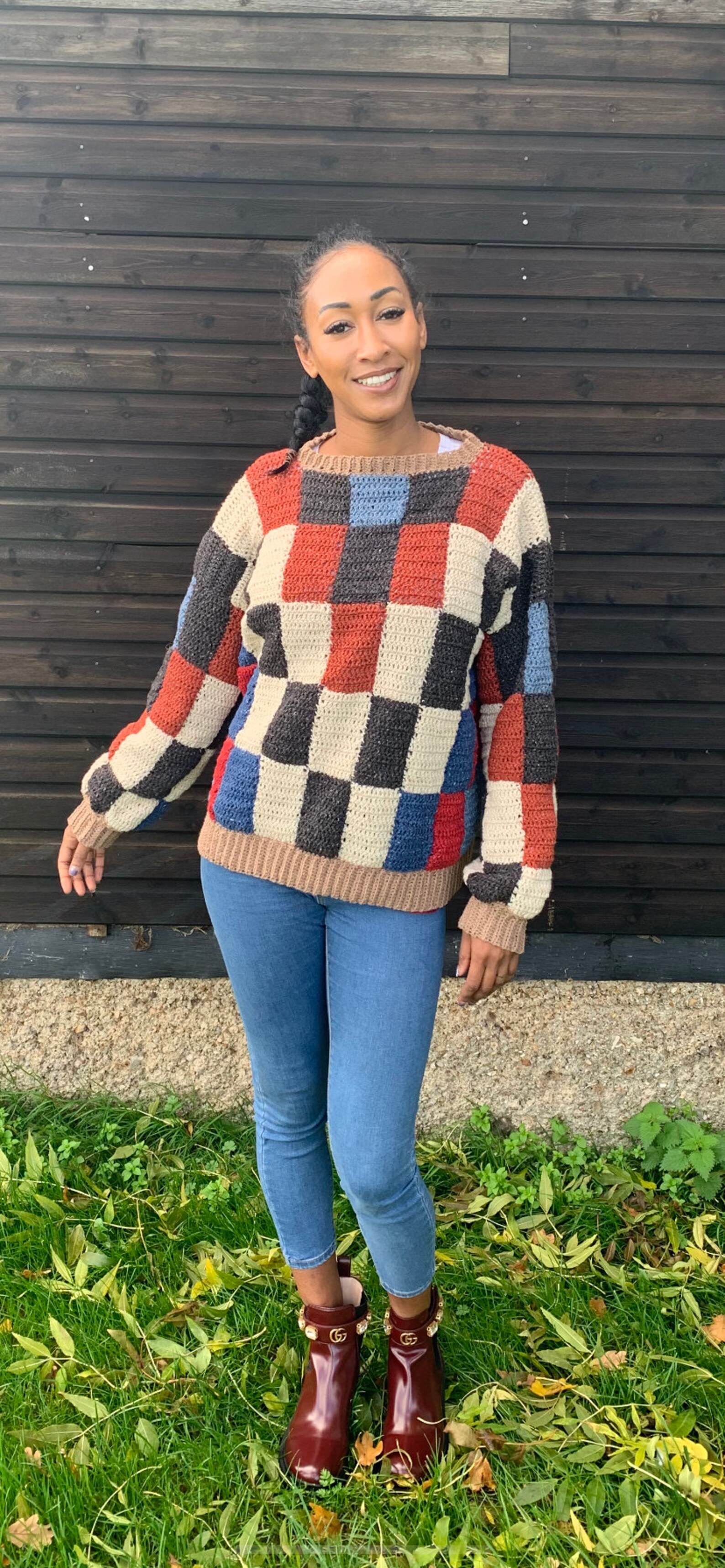 Crochet Patchwork Jumper Pattern - Etsy