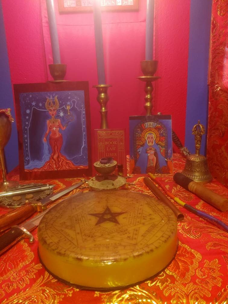 Babalon et Nuit Art Print / Thelema / Babalon / 156 / Scarlet | Etsy