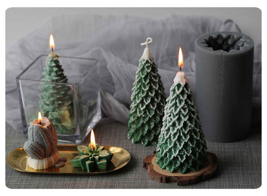Christmas Tree Candle Mold for DIY Homemade Candle Making - Etsy