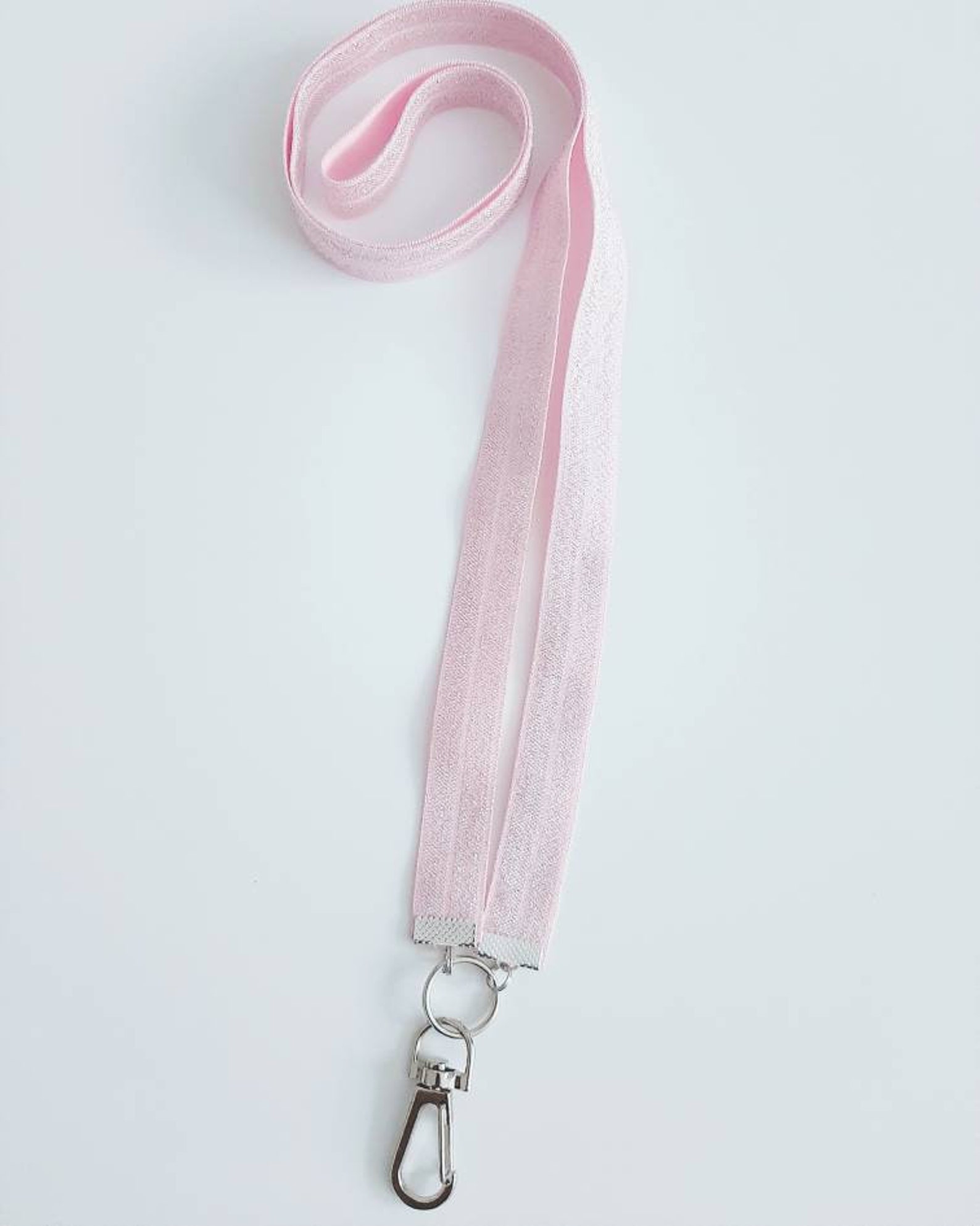 Pearl Pink Lanyard Badge Id Holder Necklace Lanyard | Etsy