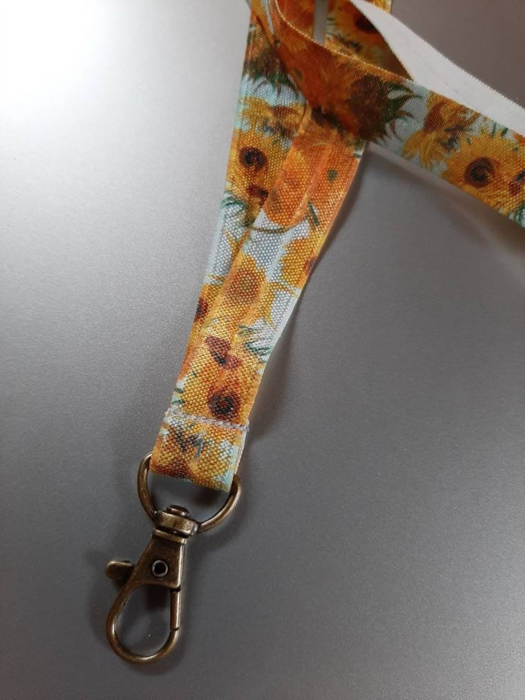 Sunflower Lanyard Lanyard Badge Id Holder Necklace - Etsy