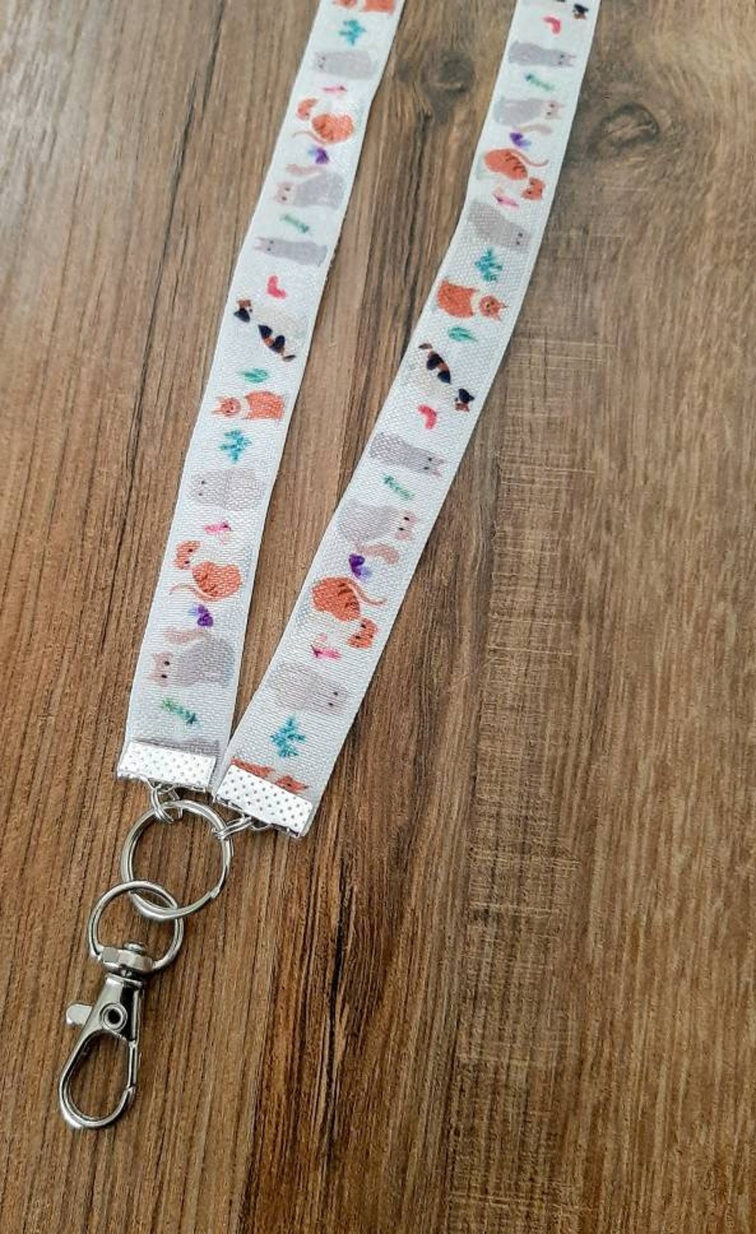 Cat Lanyard Lanyard With Id Badge Strong Lanyard Trendy Lanyard Lanyard ...