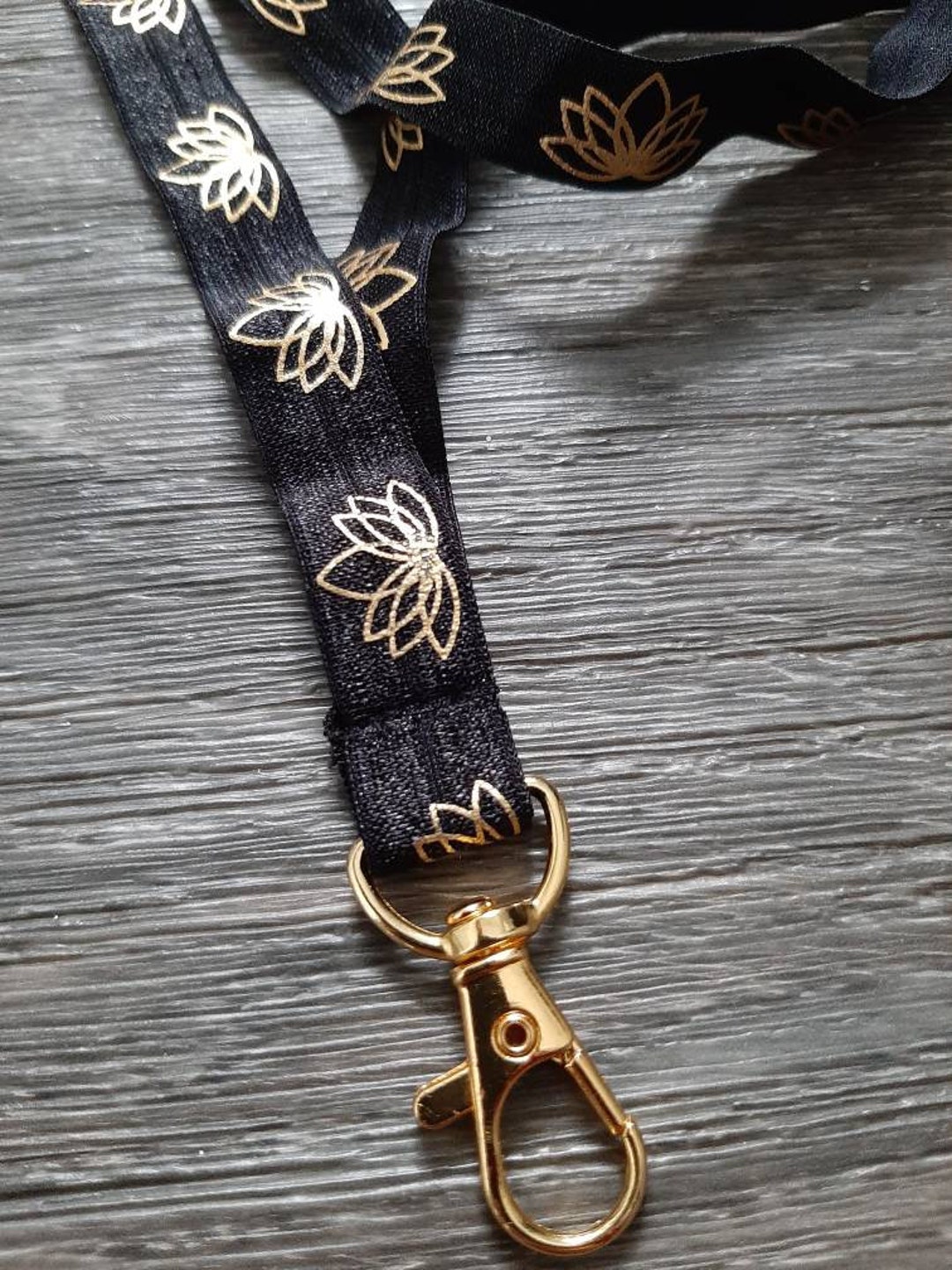 Lanyard | Lotus Lanyard | Badge Id Holder | Necklace Lanyard | Elastic ...