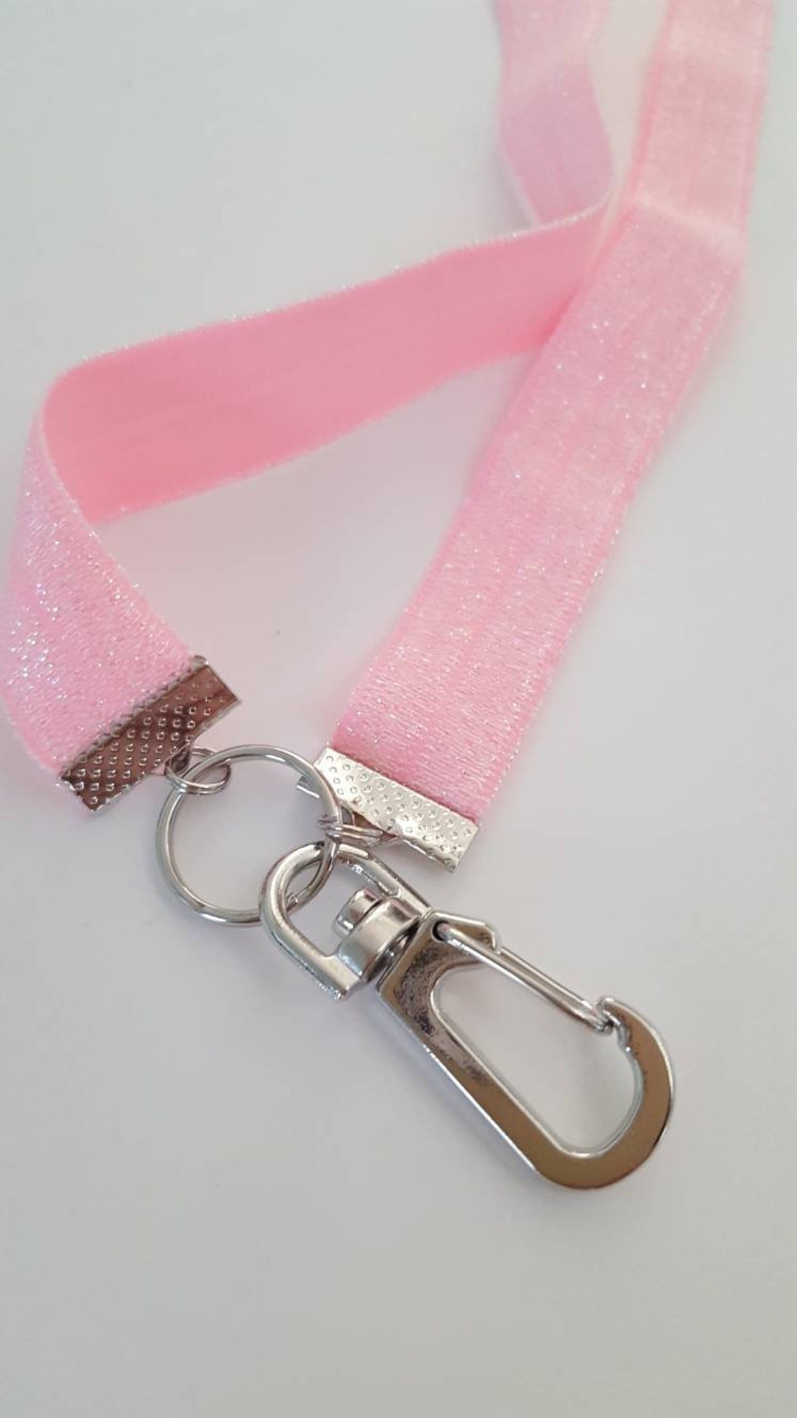 Sparkle Pink Lanyard Badge Id Holder Necklace Lanyard - Etsy