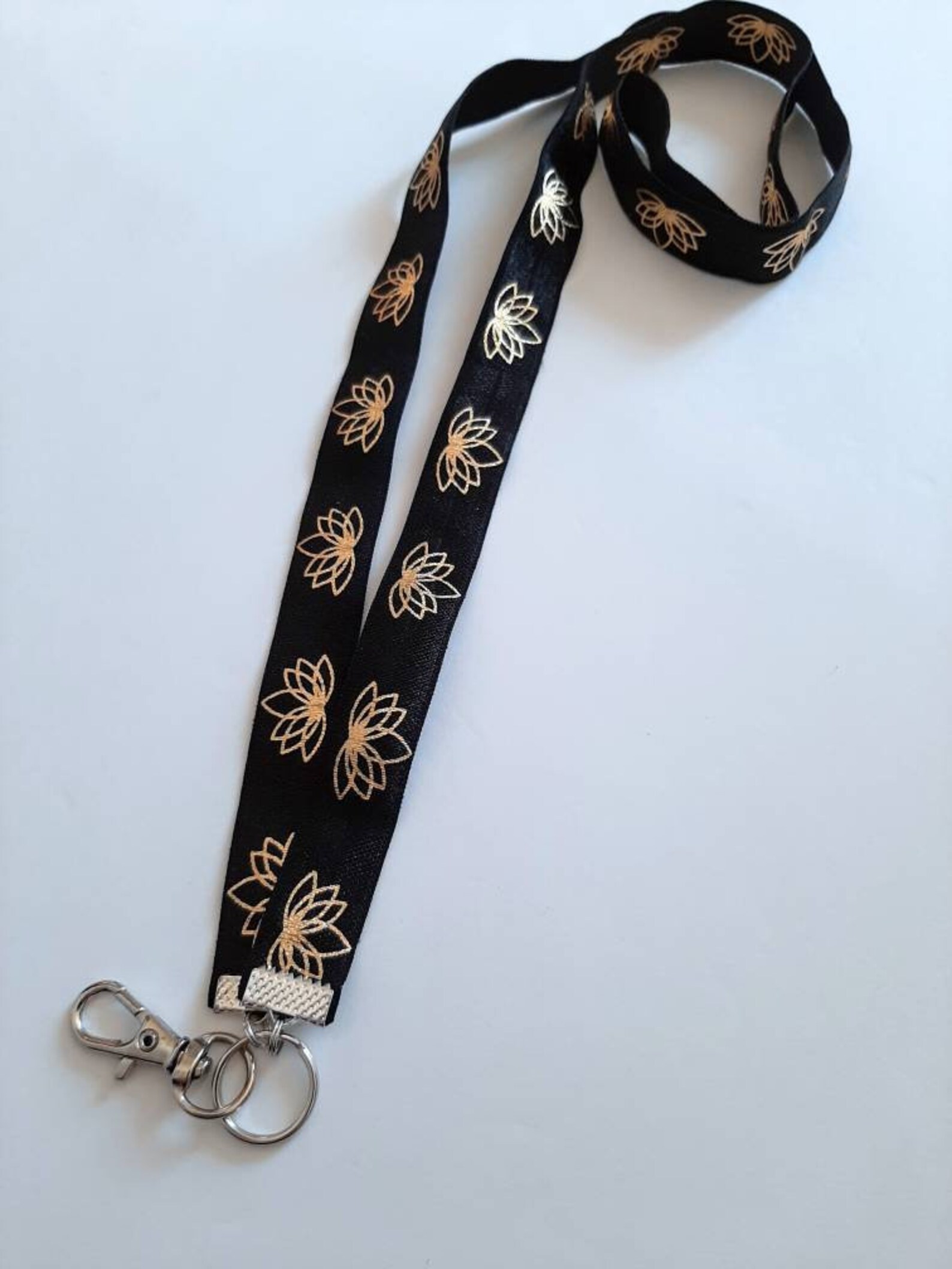 Lanyard Lotus Lanyard Badge Id Holder Necklace Lanyard | Etsy