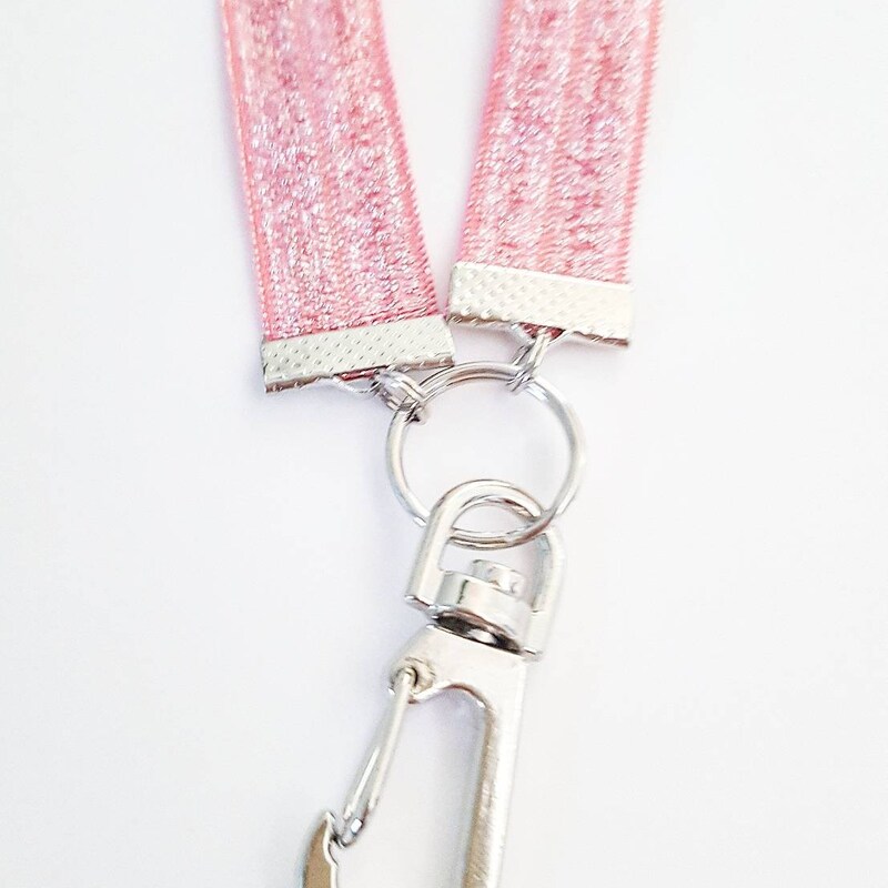 Keychain Lanyard Pink - Etsy