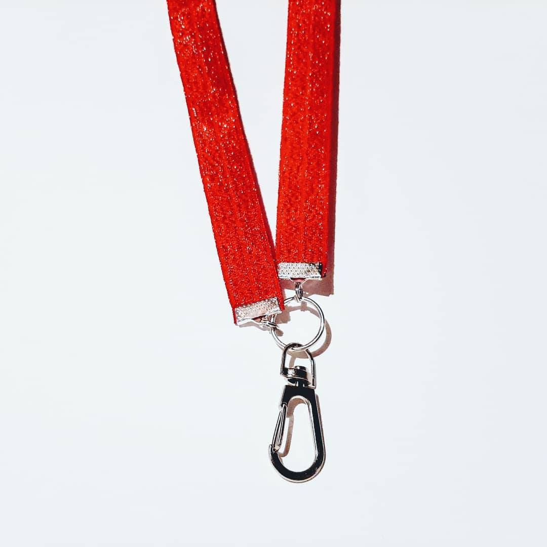 Sparkle Red Lanyard | Badge Id Holder | Necklace Lanyard | Elastic ...