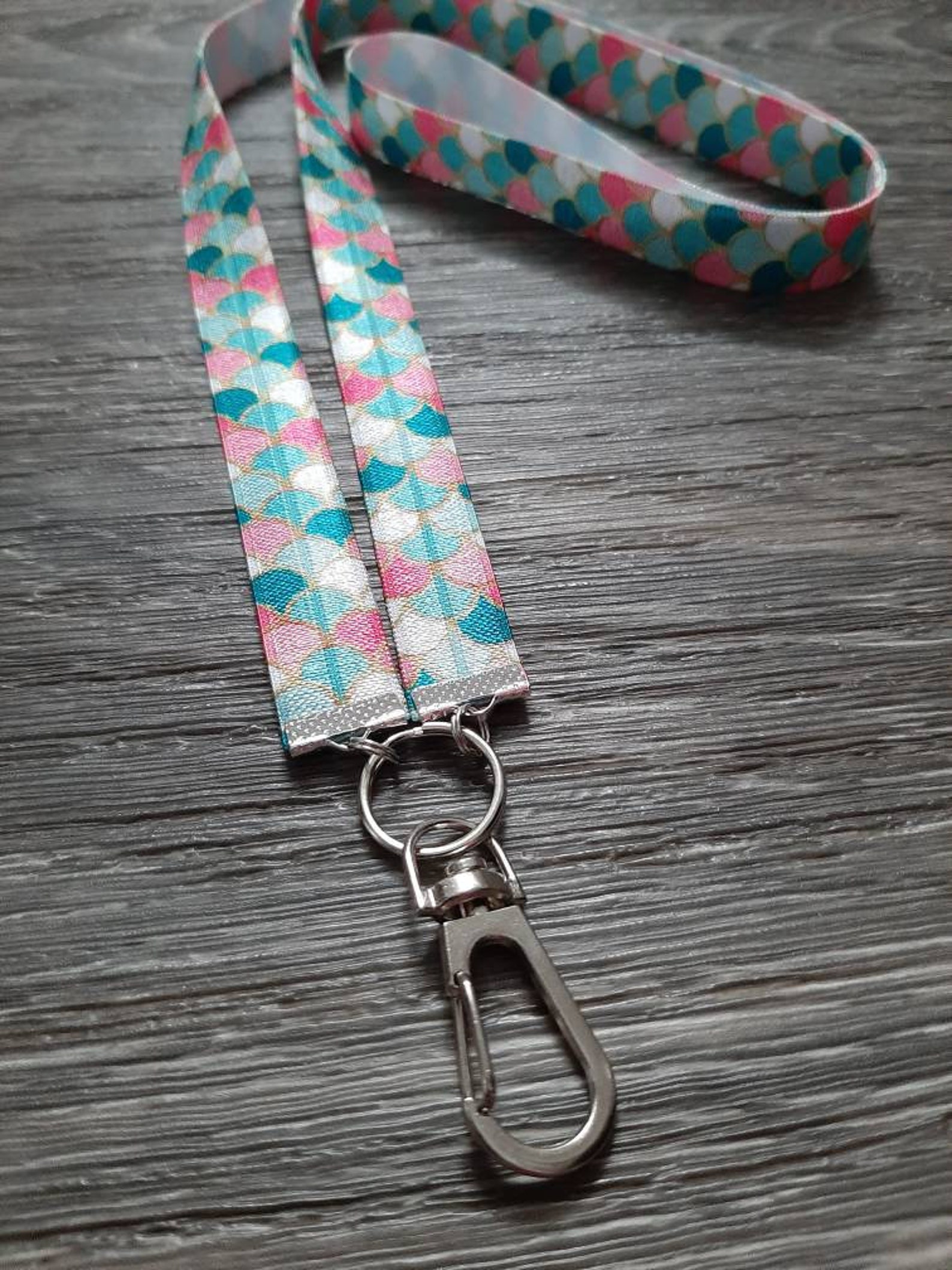 Stretch lanyard badge id holder necklace lanyard strong | Etsy