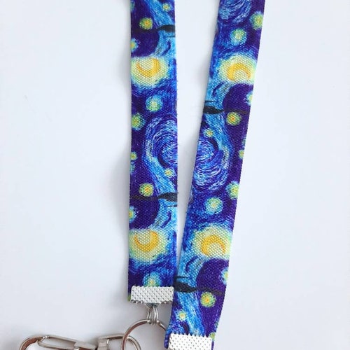 Funky Psychedelic Alien Rave Space Lanyard W/ Lobster Clasp | Etsy