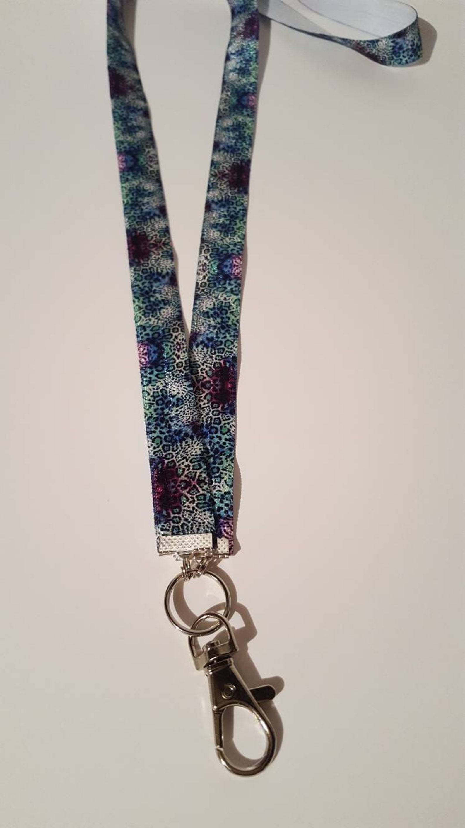 Lanyard leopard lanyard badge id holder necklace lanyard | Etsy