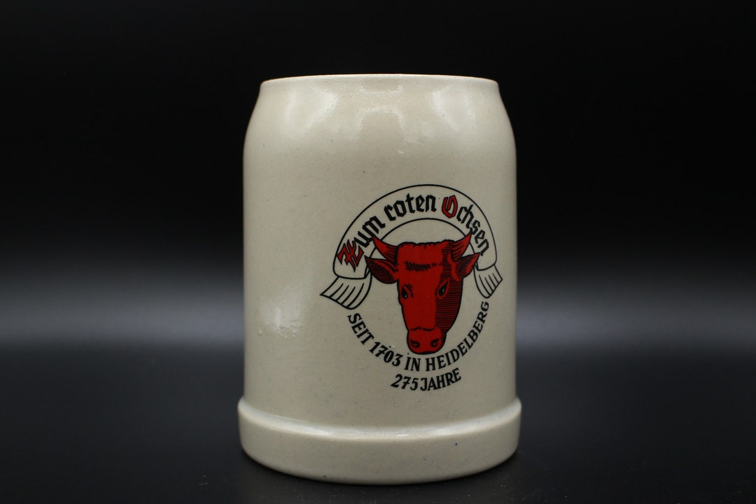 Vintage Heidelberg Red Ox Stein Zum Roten Ochsen red Ox Inn - Etsy