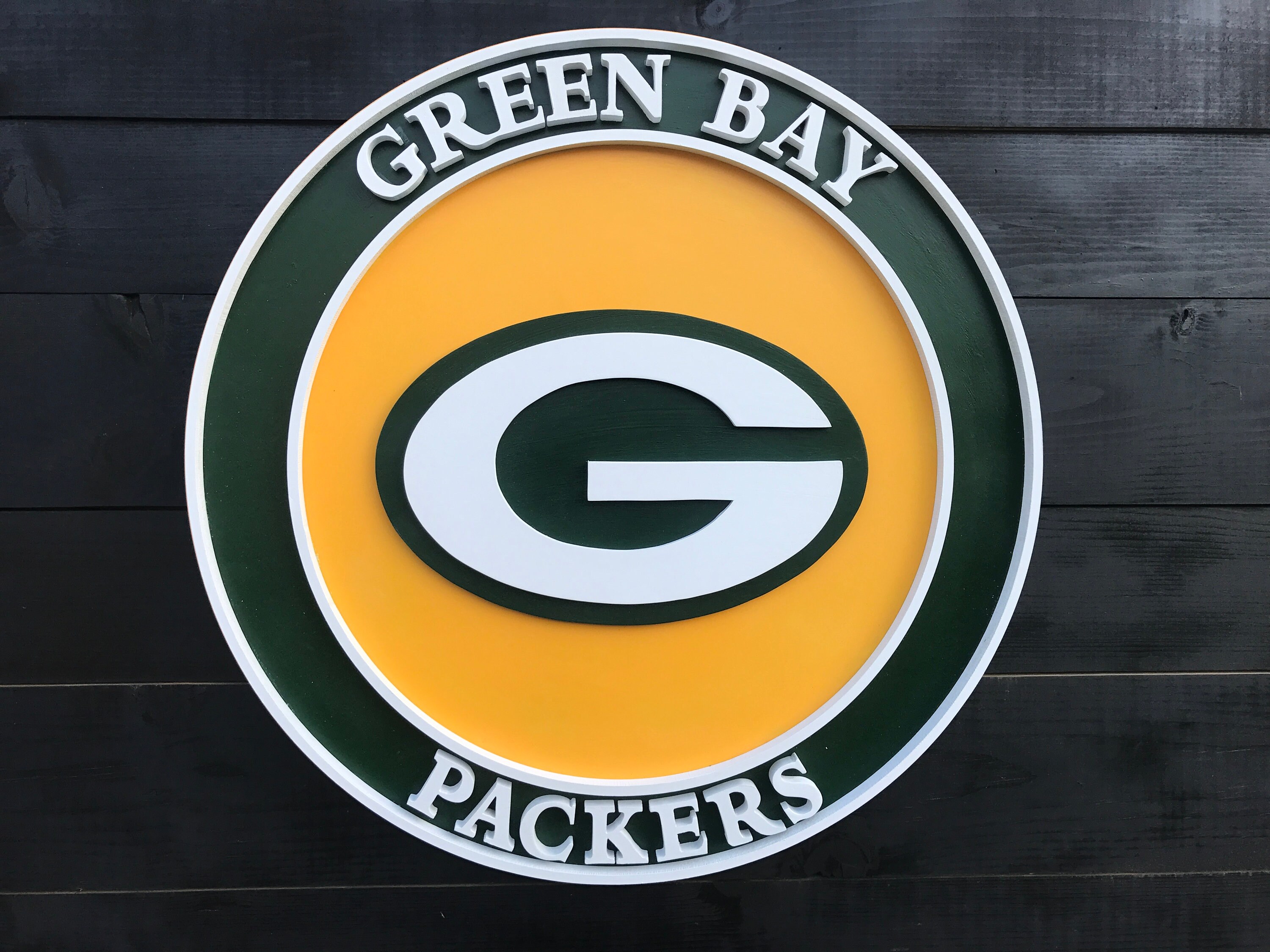 Green Bay Packers 3D Sign Made to Order: Custom Team Logos | Etsy